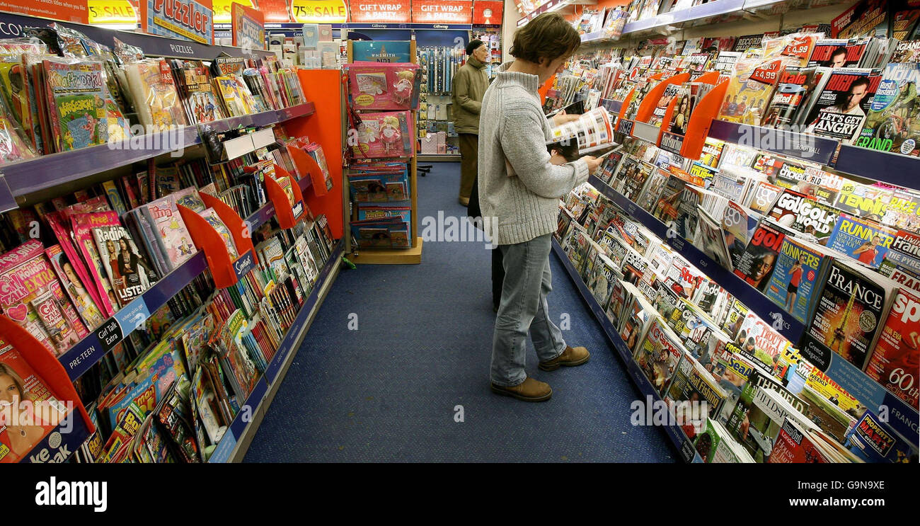 Inside a wh smith store in bristol hi-res stock photography and images ...