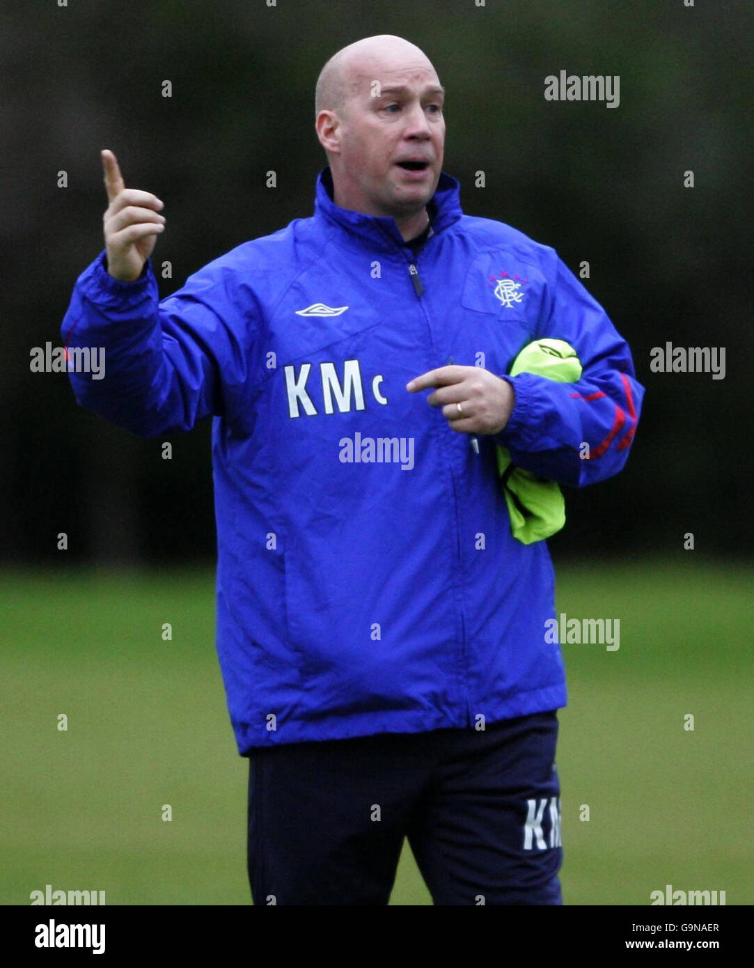 Soccer - Rangers training - Murray Park Stock Photo - Alamy