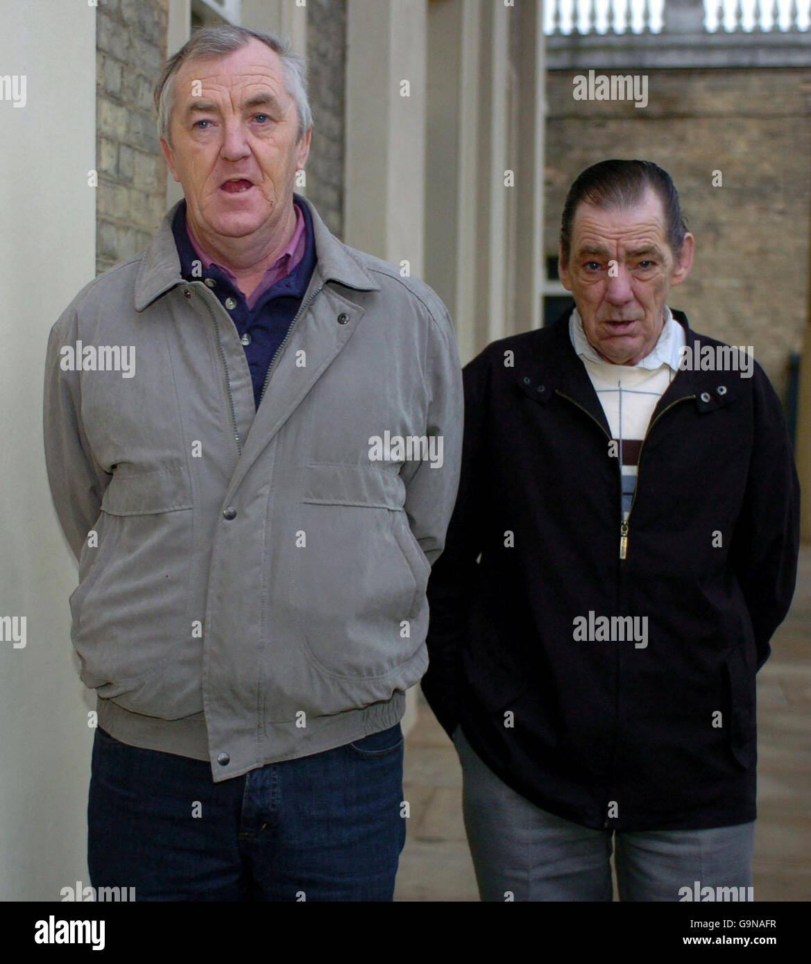 From left, brothers David and Derek Benton from Fordham, Cambridgeshire ...