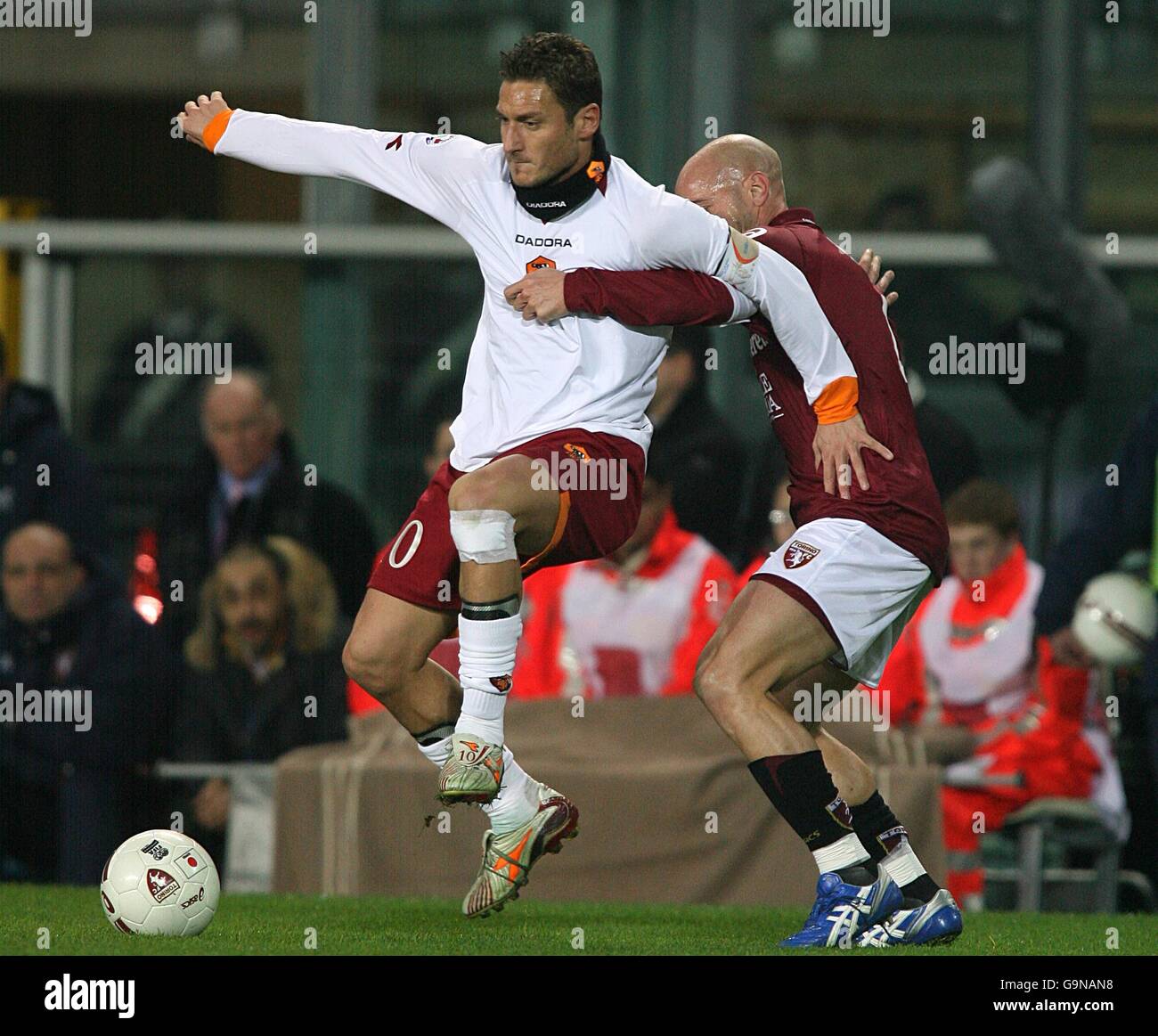 Soccer - Italian Serie A - Torino v Roma - Stadio Grande Torino Stock ...