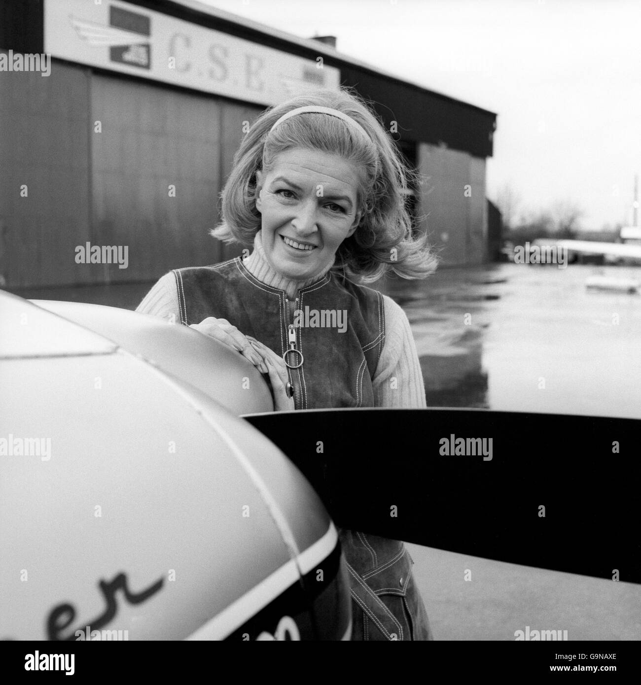 Sheila Scott. Aviator Sheila Scott Stock Photo - Alamy