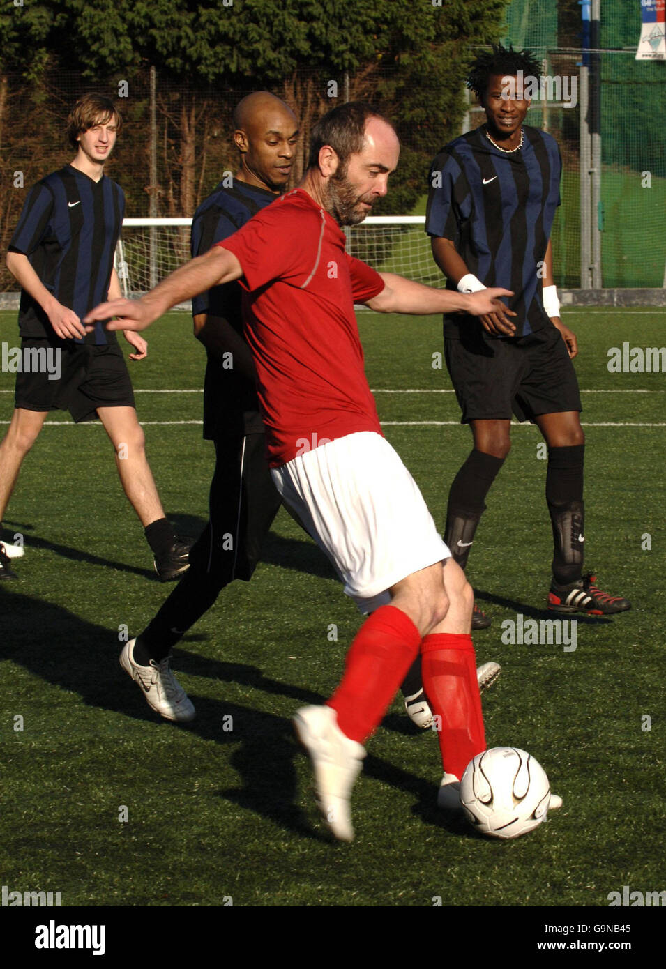 James Nesbitt during filming for the Friday Night Project at Crystal ...