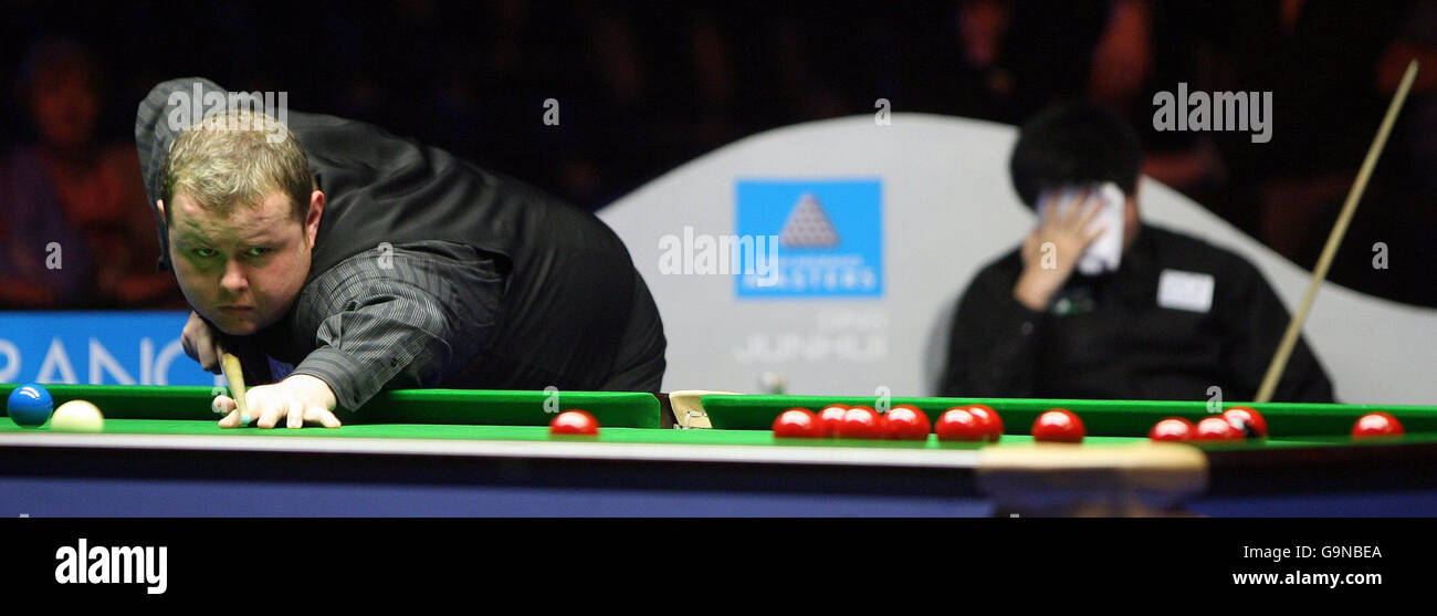Snooker - SAGA Insurance Masters 2007 - Wembley Arena. Stephen Lee in ...
