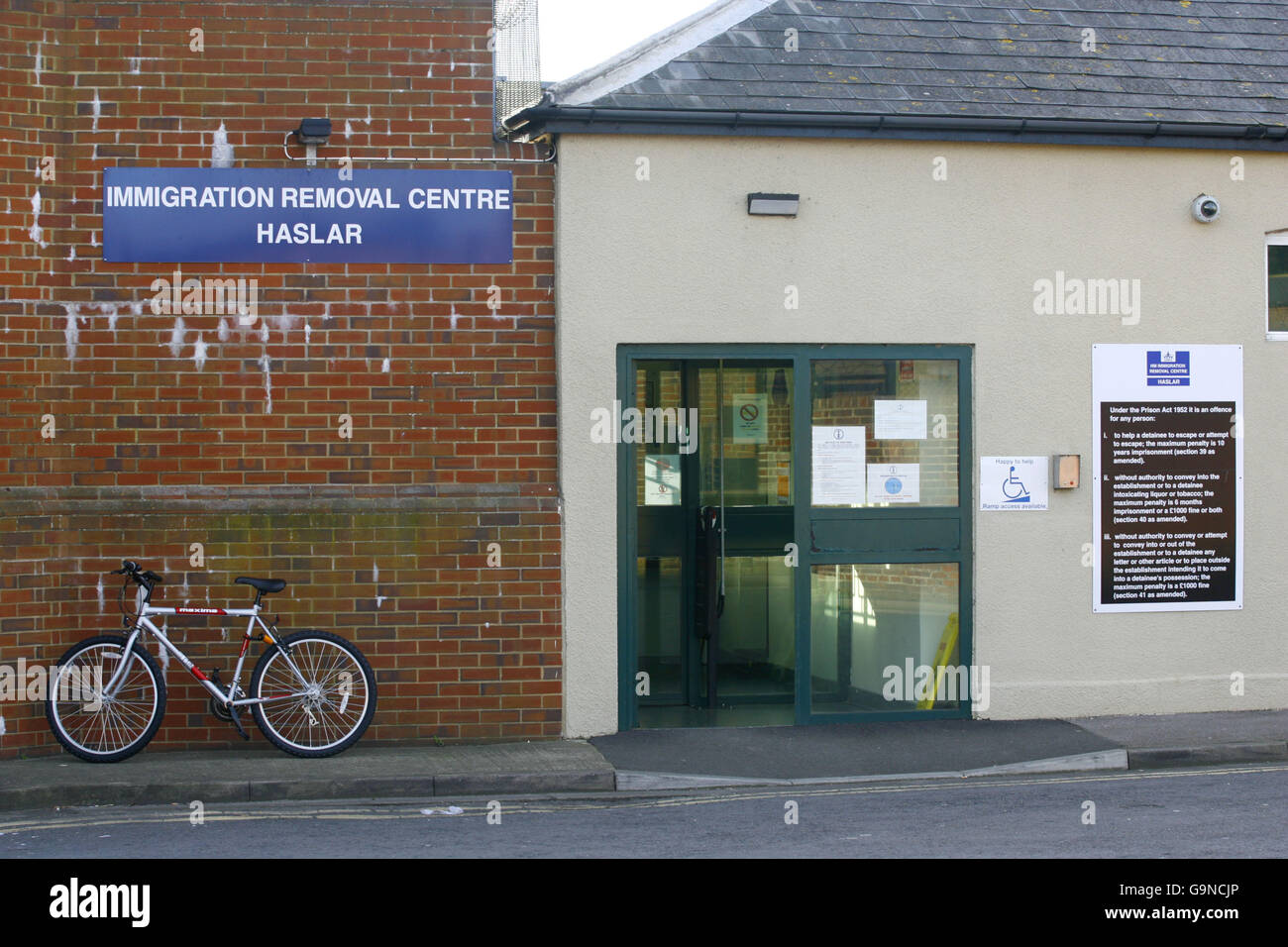The Haslar Immigration Removal Centre Stock Photo - Alamy