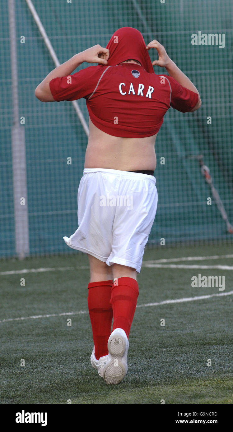 Alan Carr during filming for the Friday Night Project at Crystal Palace ...
