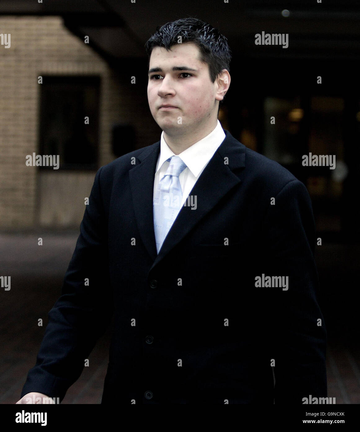 Adam Bray, 20 , a soldier in the same regiment as Prince Harry, arrives ...