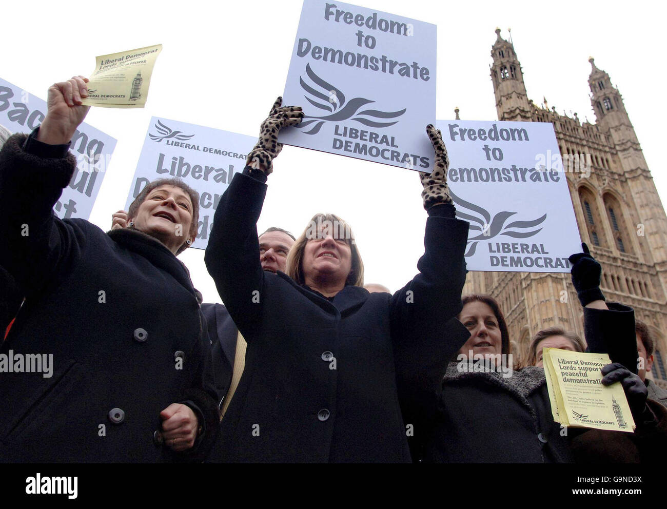 Liberal democrat peers from left to right baroness jenny tonge hi-res ...