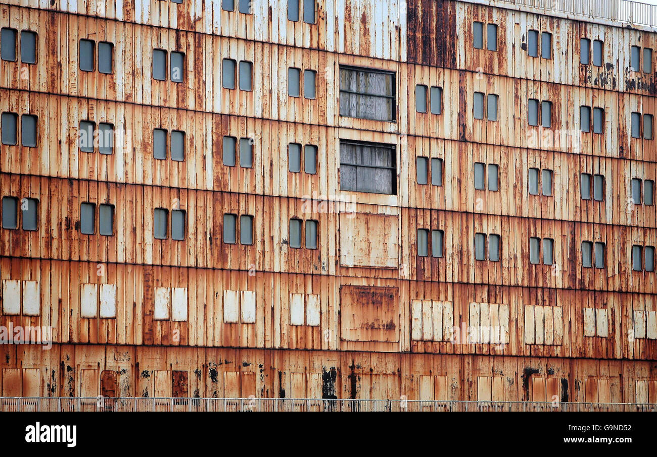 The Bibby Renaissance Prison Ship Which Is 400ft Long Stock Photos ...