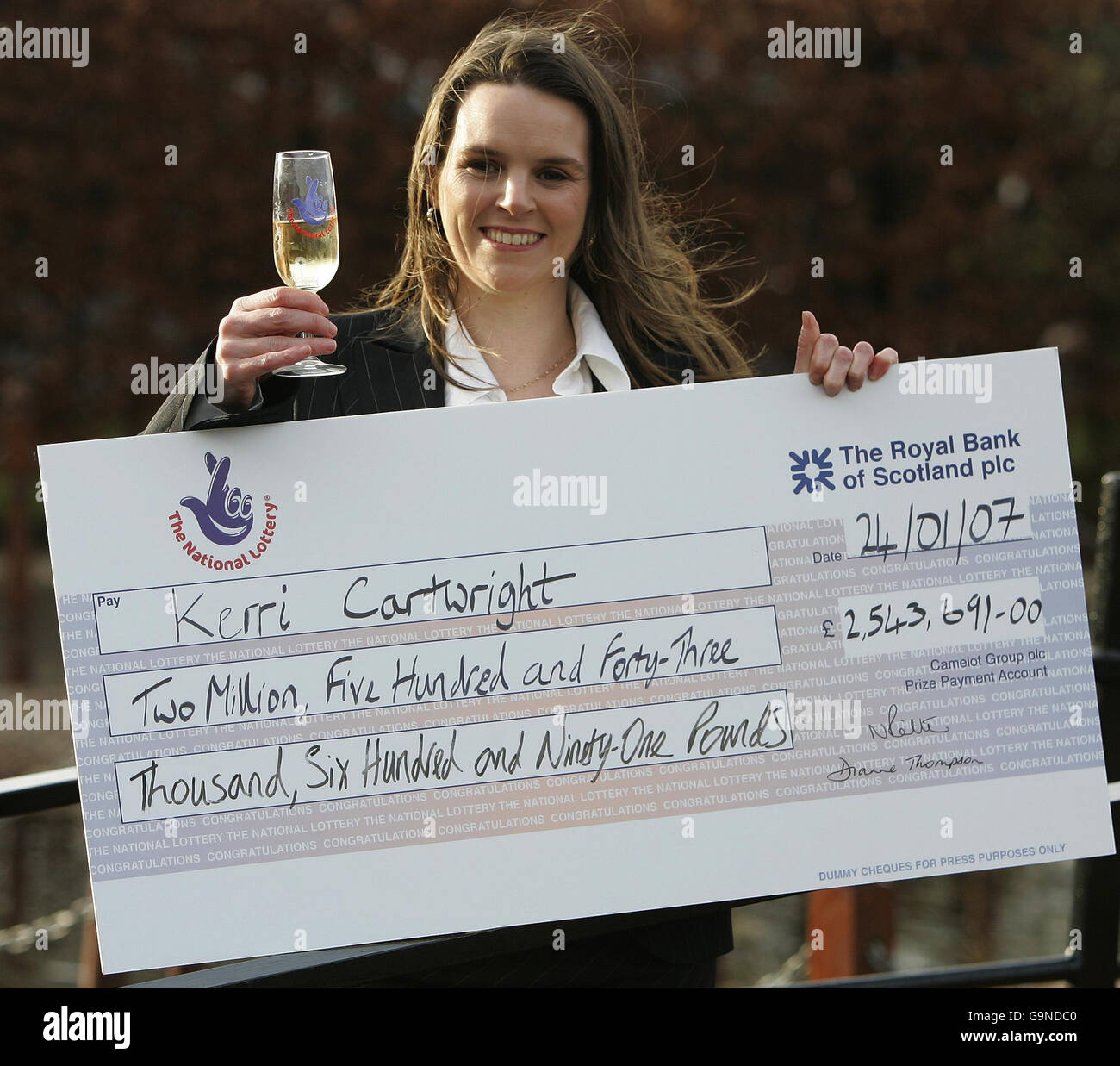 Celebrating their lotto jackpot win of 2 hi-res stock photography and ...