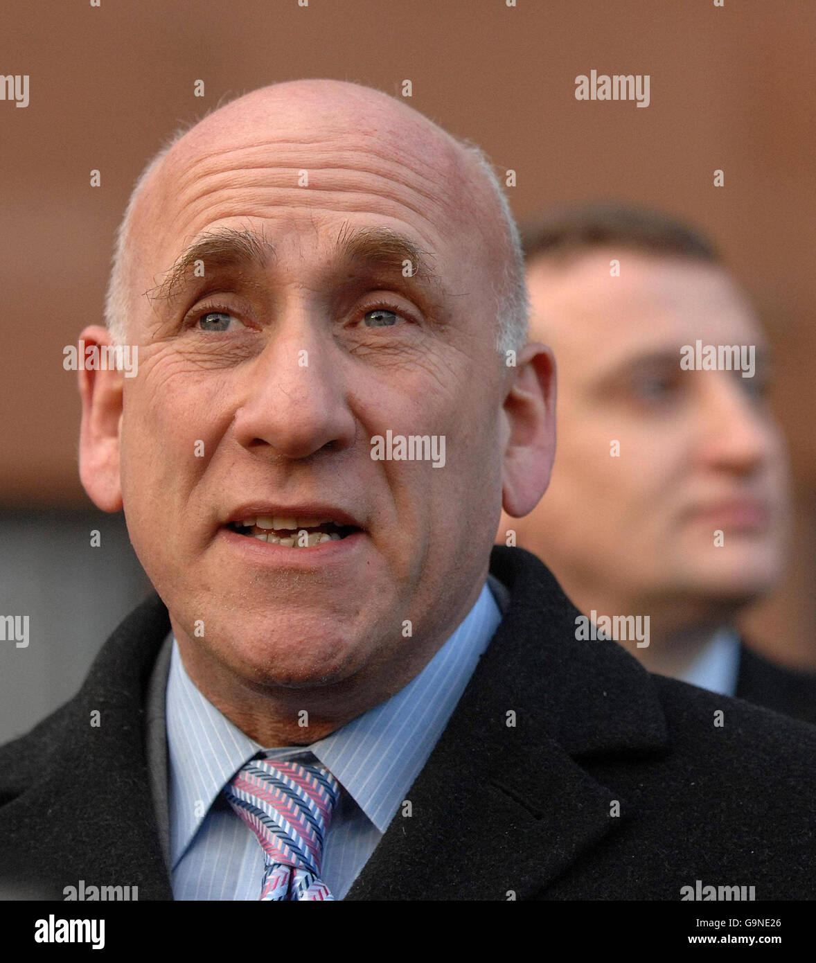Neil Franklin of the Crown Prosecution Service speaks to the media ...