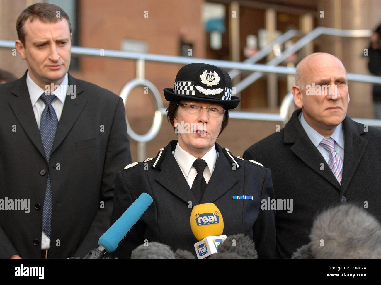Left to right Detective Superintendent Andy Brennan, Deputy Chief ...