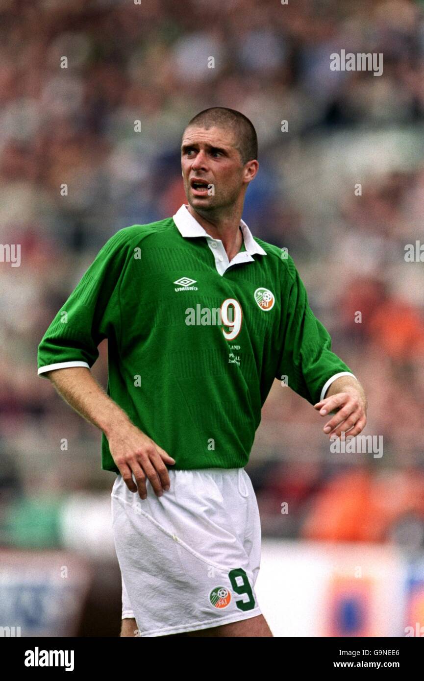Soccer world cup 2002 qualifier group two ireland v portugal hi-res ...