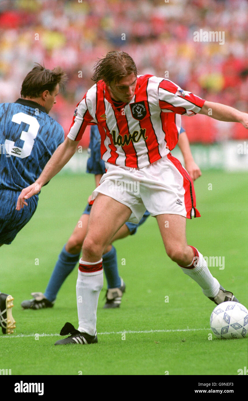 SOCCER. Mike Lake, Sheffield United Stock Photo - Alamy