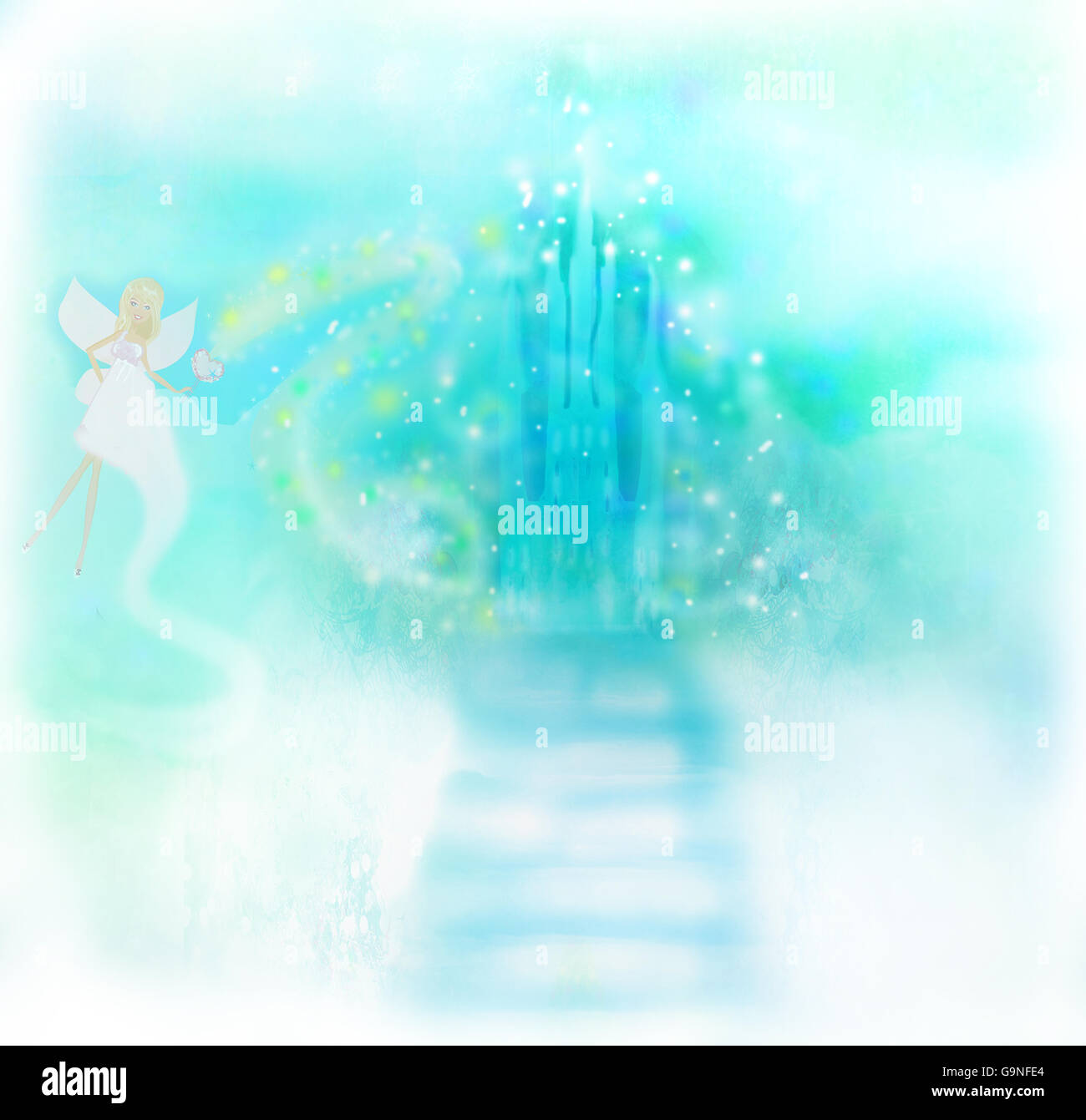 Magic Fairy Tale Princess Castle Stock Photo - Alamy