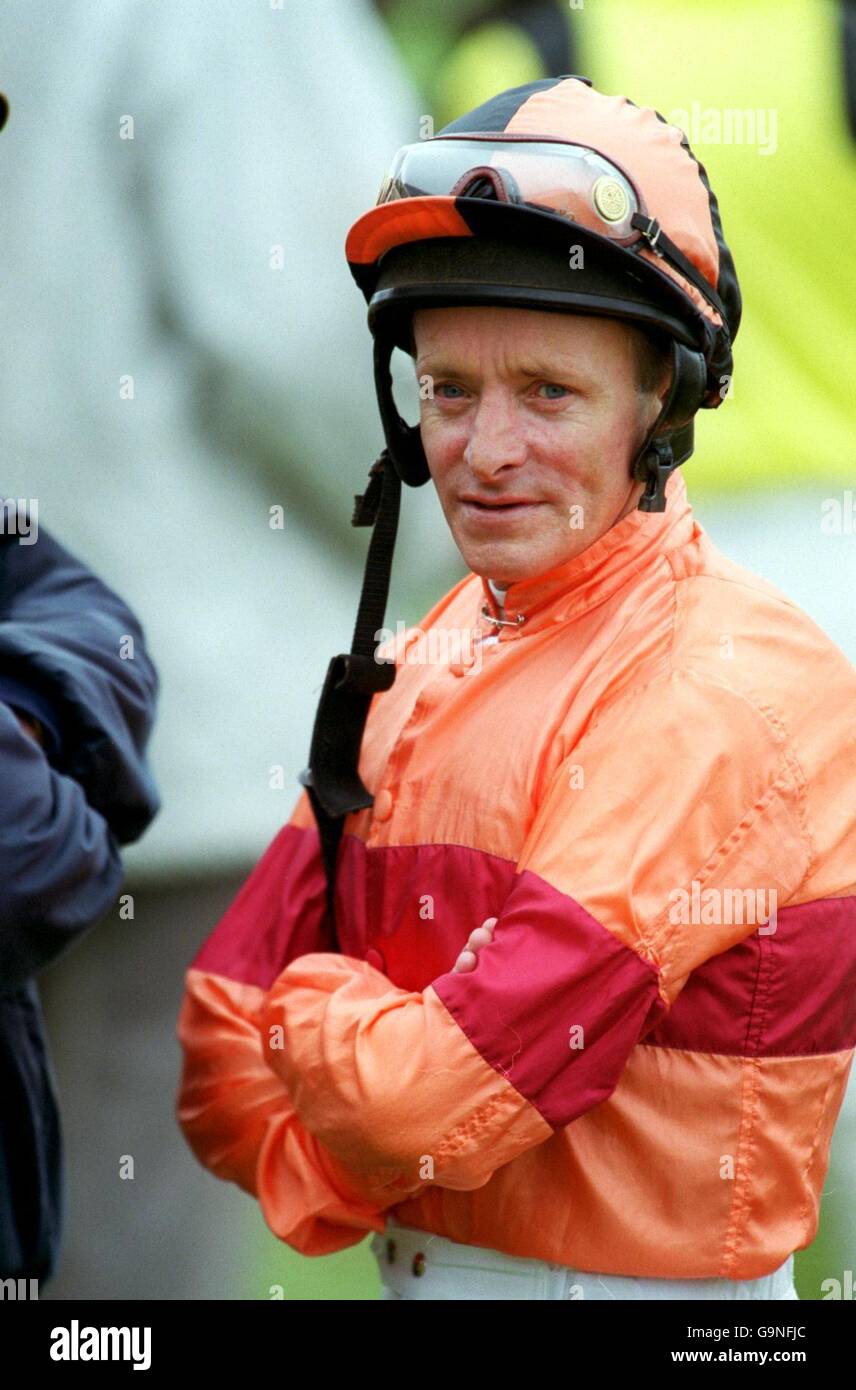 Horse Racing, Doncaster Races. Pat Eddery before his ride on Prize ...