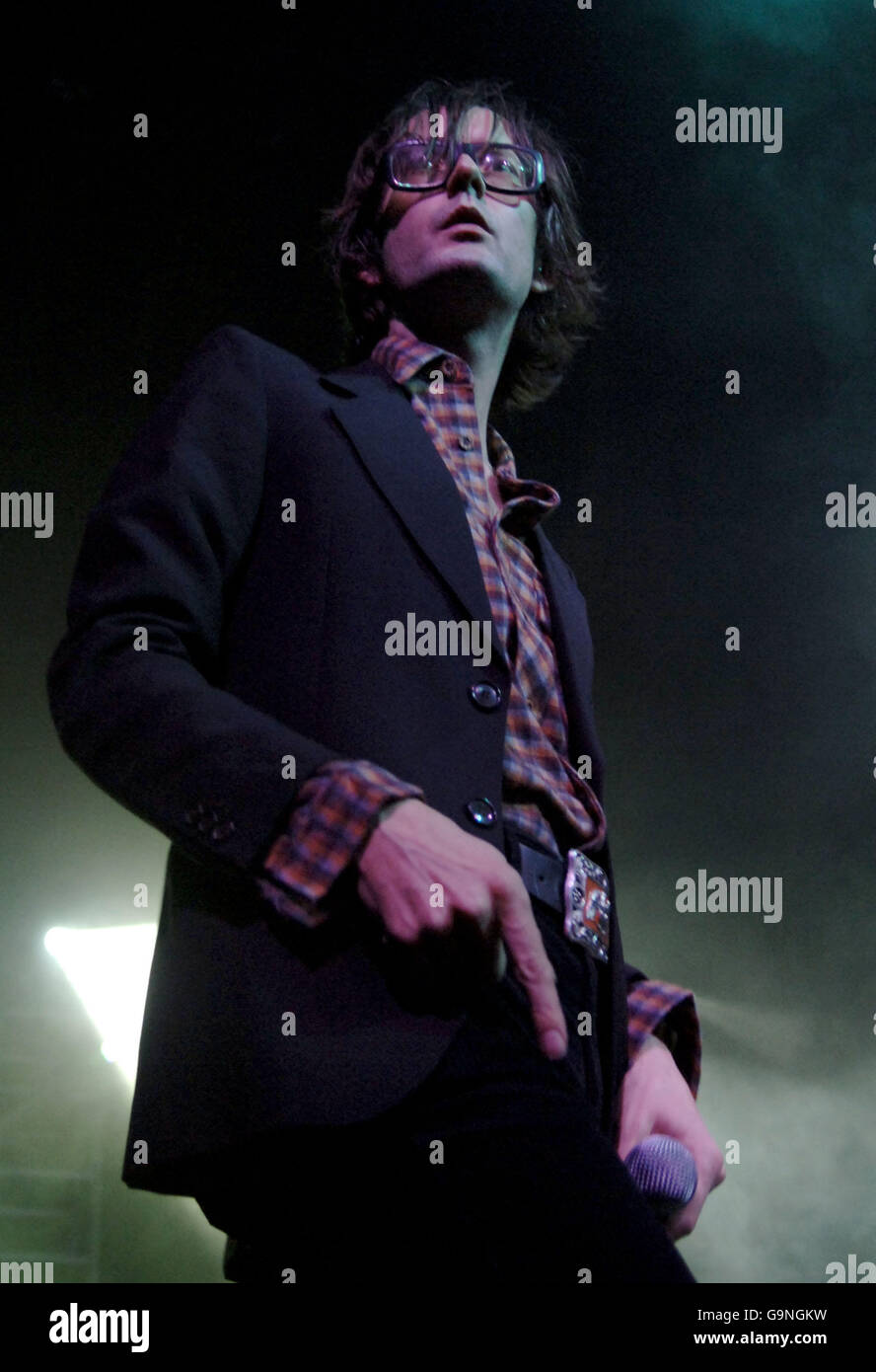 Jarvis cocker live at the roundhouse london hi-res stock photography ...