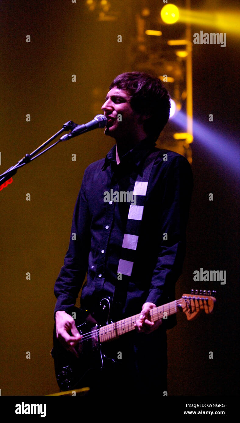 Snow patrol performing at wembley arena in north london hi-res stock ...