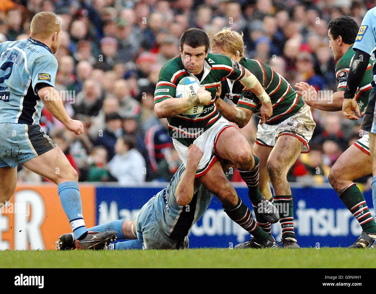 Full length defence tackling mangrs hi-res stock photography and images ...