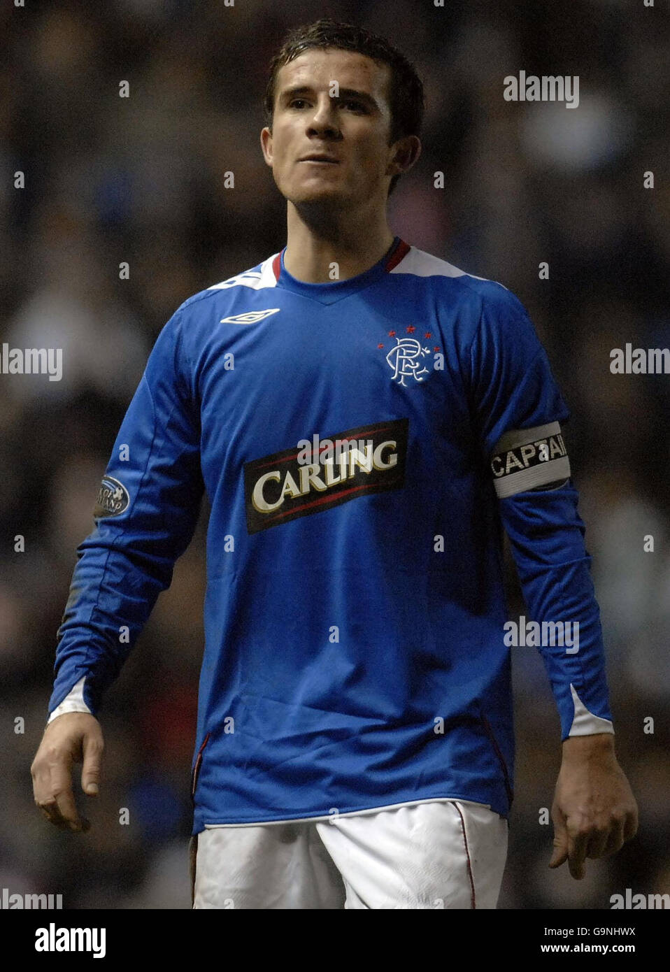 Rangers Barry Ferguson makes his comeback as captain during the Bank of ...