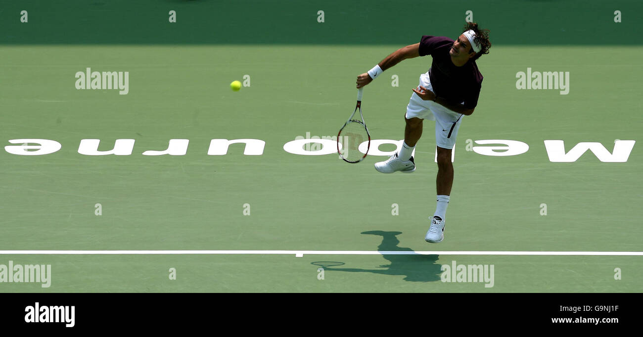 Tennis australian open training hi-res stock photography and images - Alamy