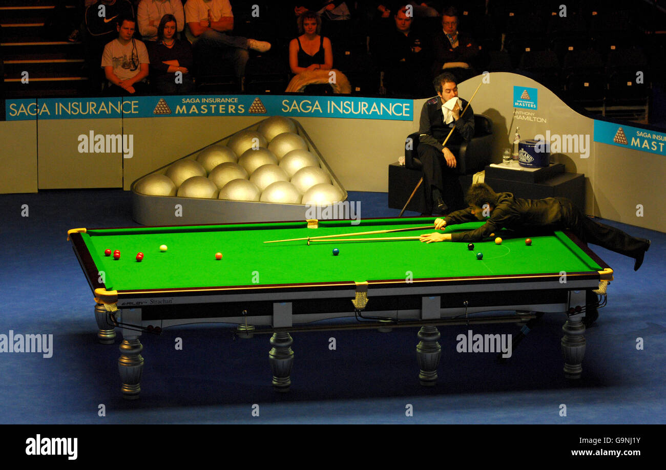Snooker - SAGA Insurance Masters 2007 - Wembley Arena Stock Photo - Alamy