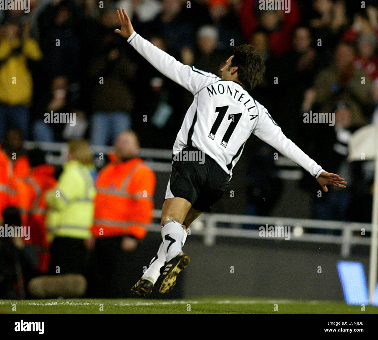 Full length football goal celebration lphli hi-res stock photography ...