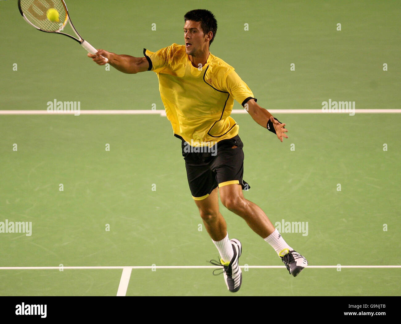 Tennis - Australian Open - Day Seven - Melbourne Stock Photo - Alamy