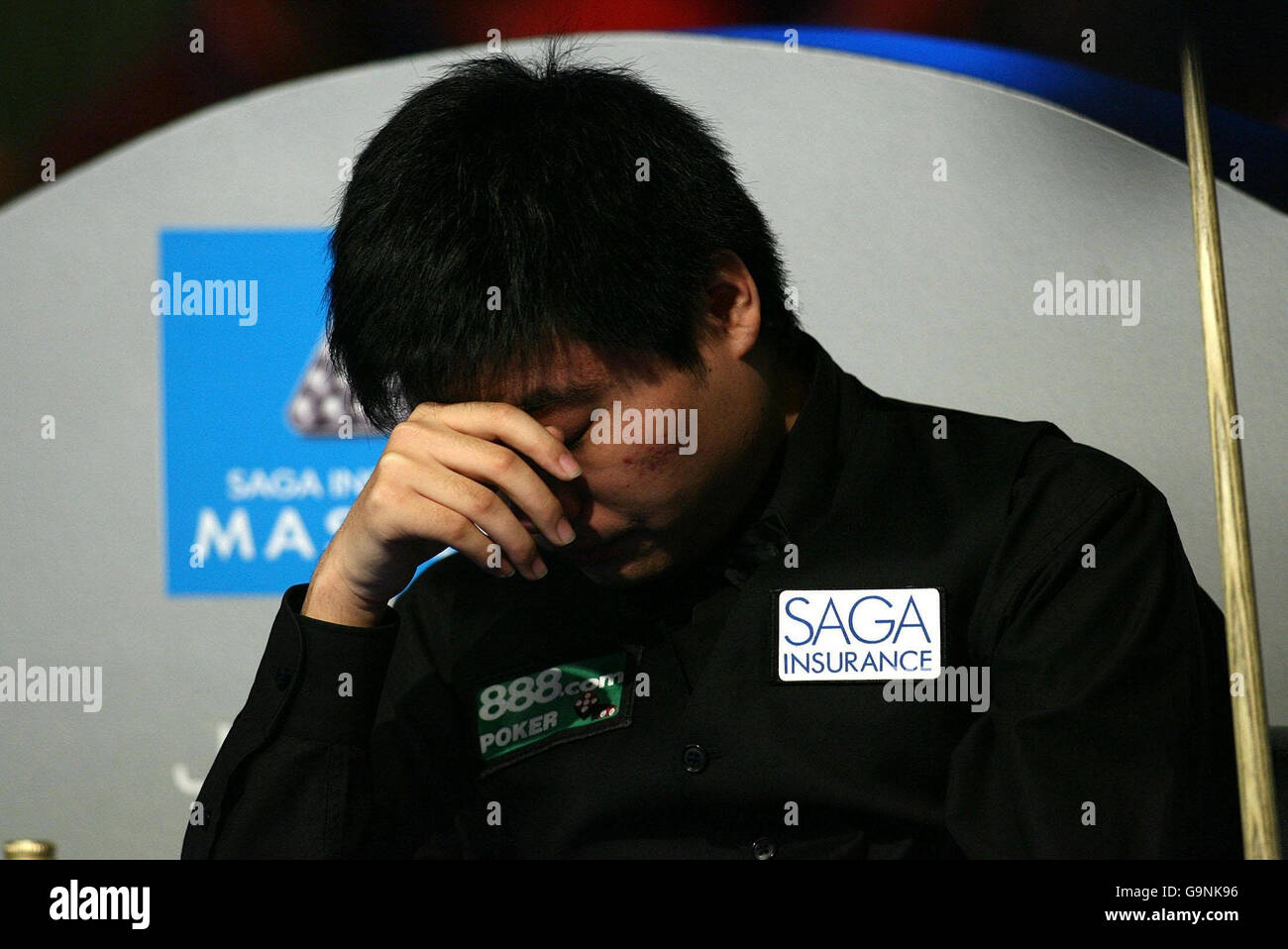 Half length mid top crying eyes closed mangsb hi-res stock photography ...