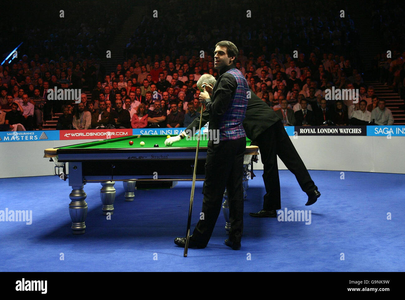 Snooker - SAGA Insurance Masters 2007 - Wembley Arena Stock Photo - Alamy