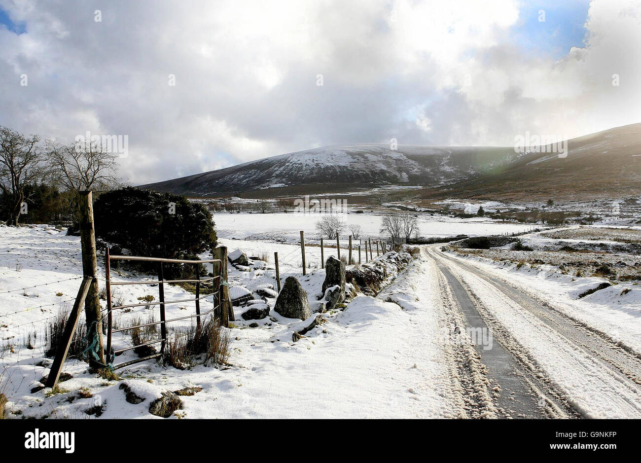 Snow in Dublin Stock Photo - Alamy