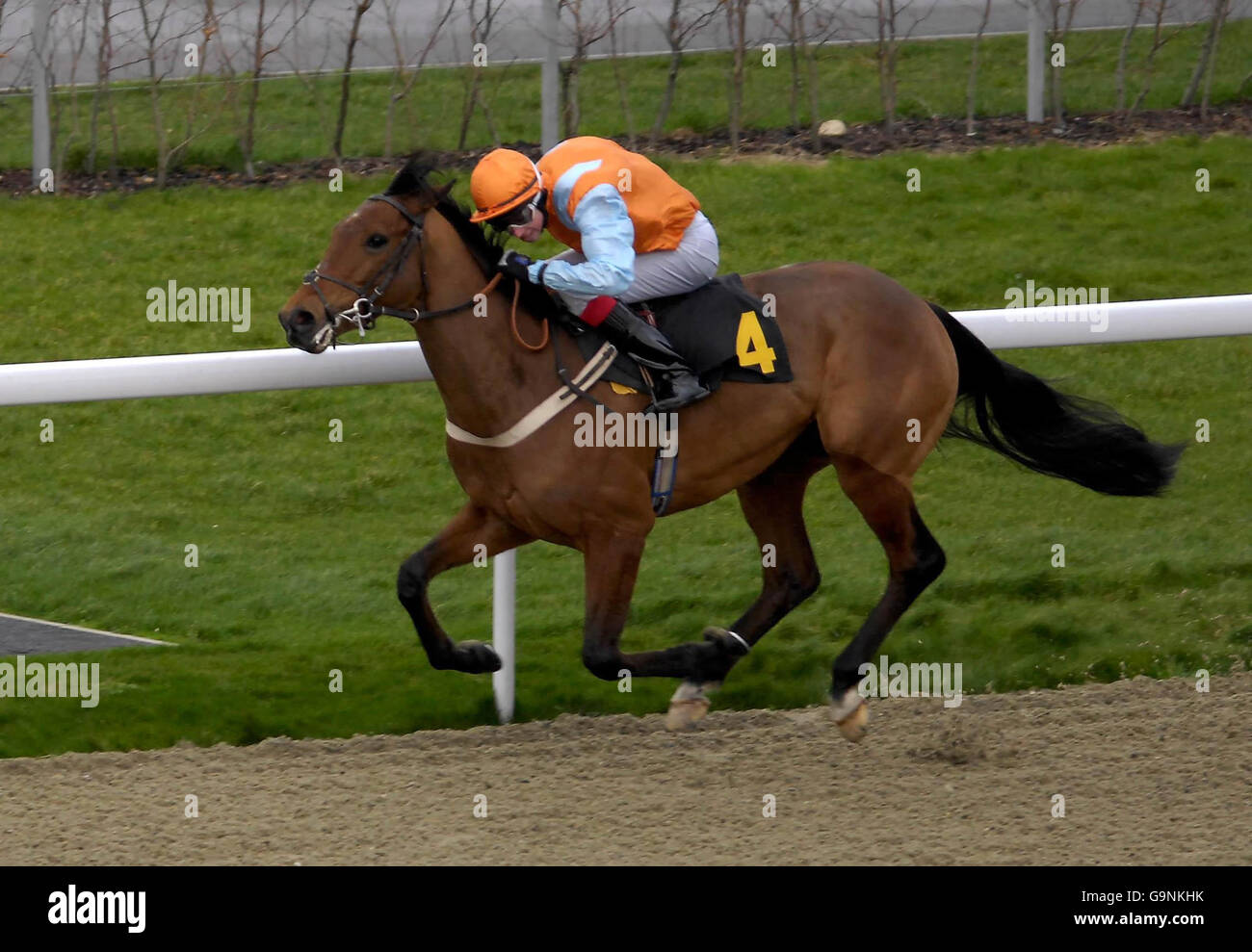 Horse Racing - Kempton Stock Photo - Alamy