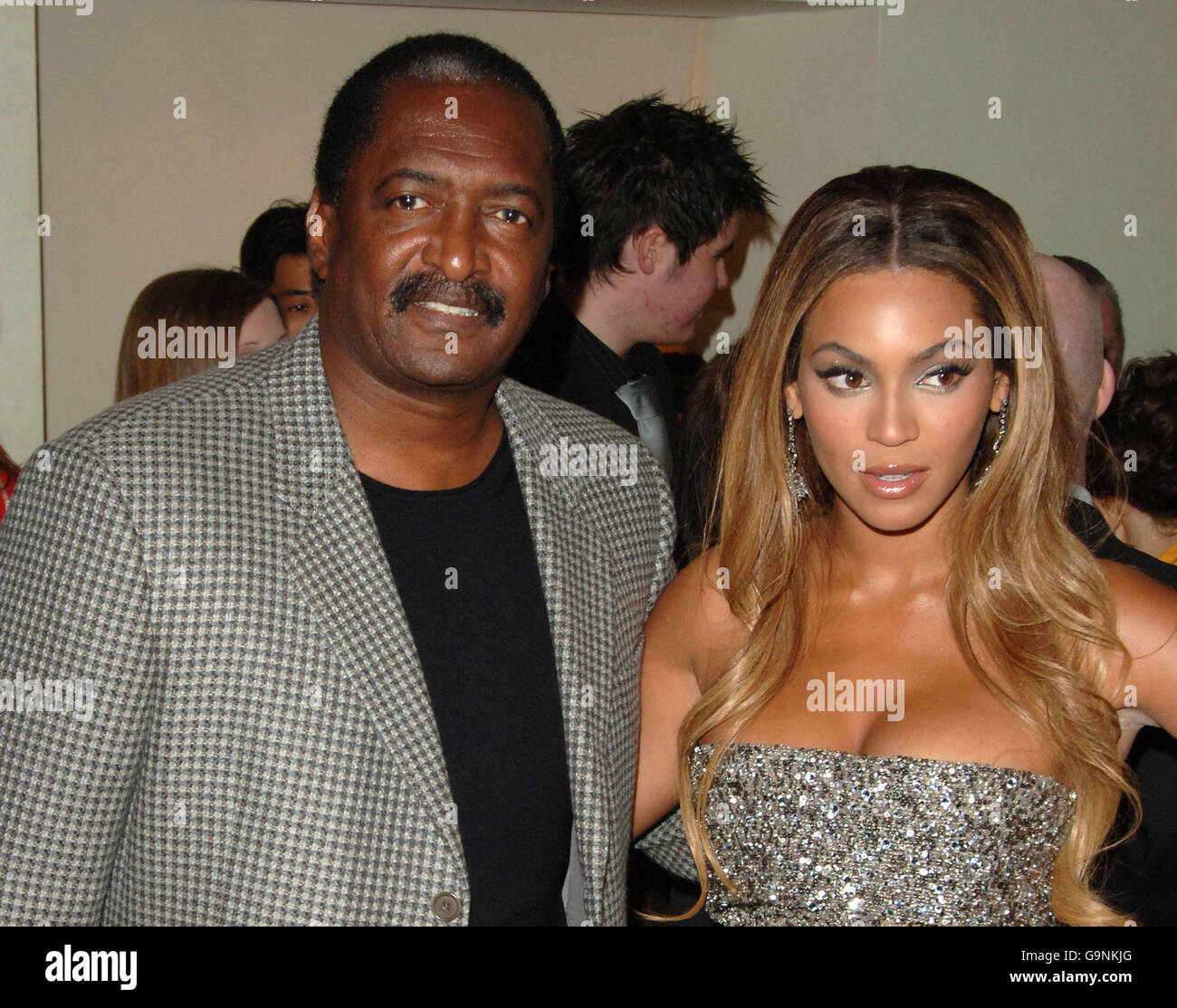 Beyonce and father Matthew Knowles attending the UK premiere of ...