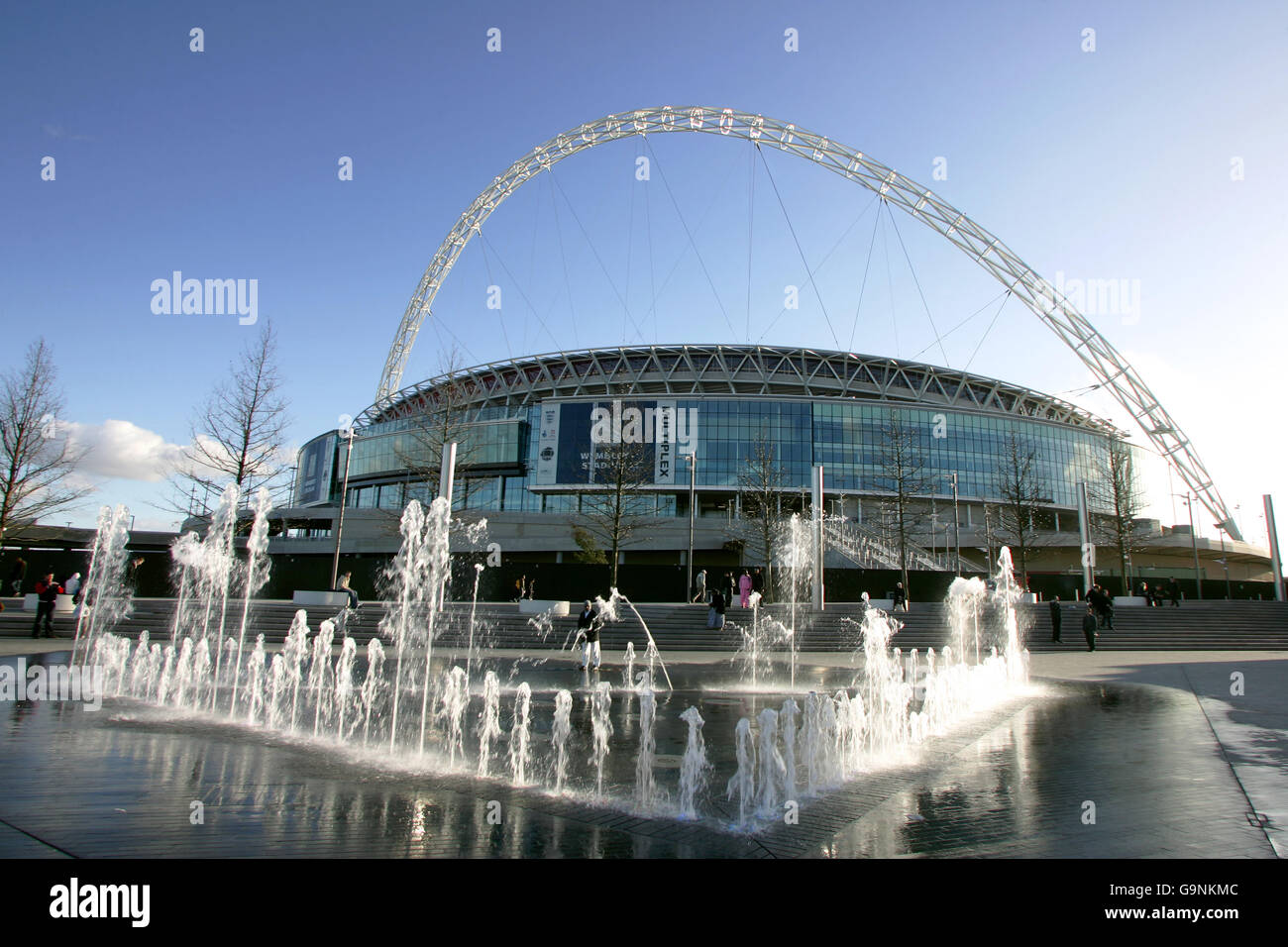 Soccer - Wembley Stadium. Wembley Stadium Stock Photo - Alamy