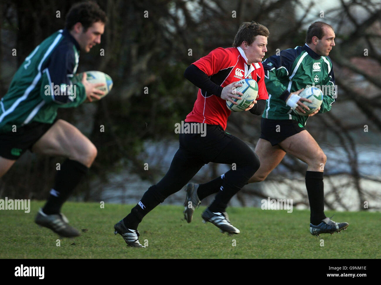 Rugby Union - Ireland Training - St Gerards School - Bray. Ireland's ...