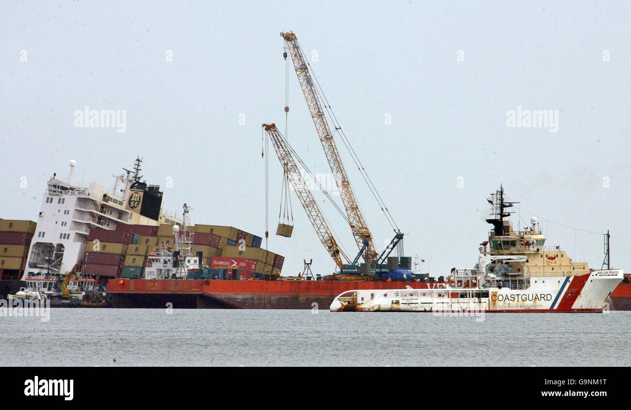First container ship hi-res stock photography and images - Alamy