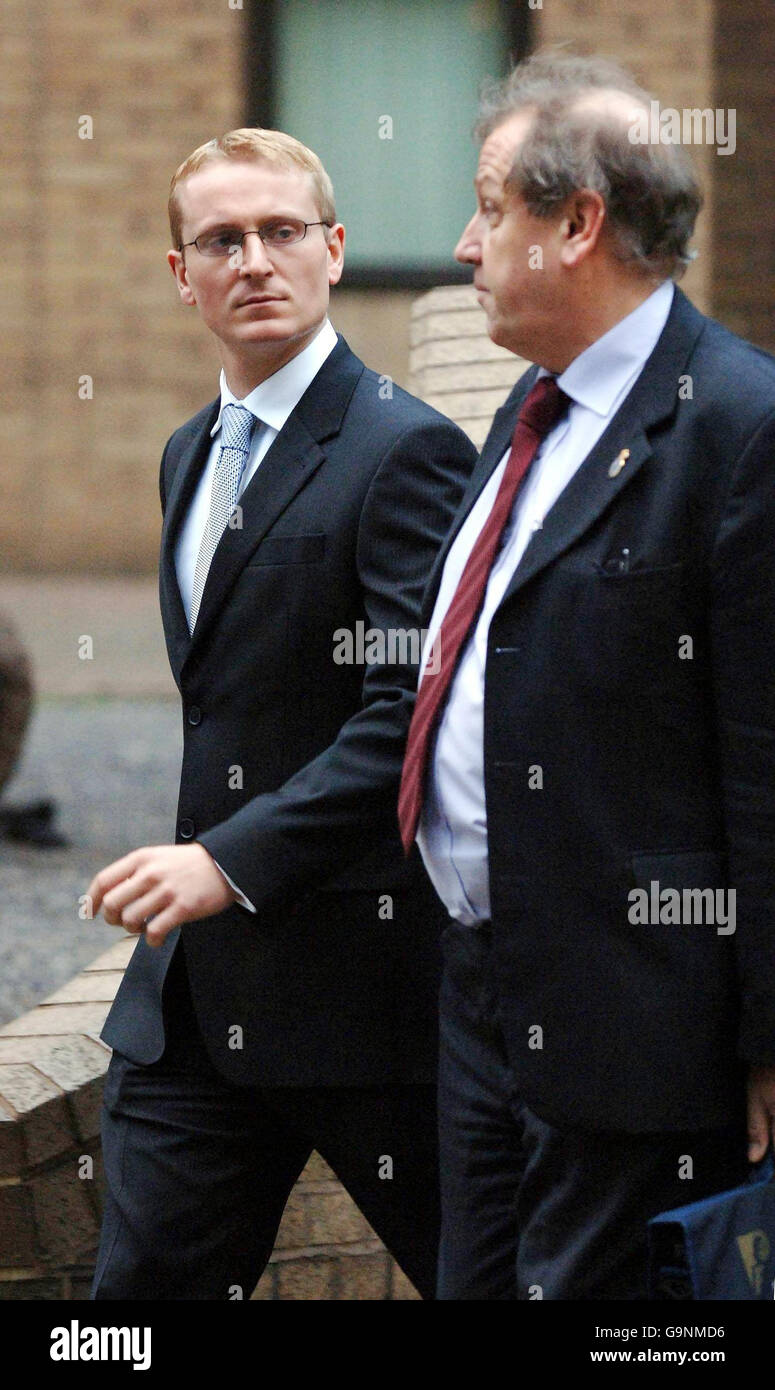 PC David Yates leaves Southwark Crown Court in London Stock Photo - Alamy