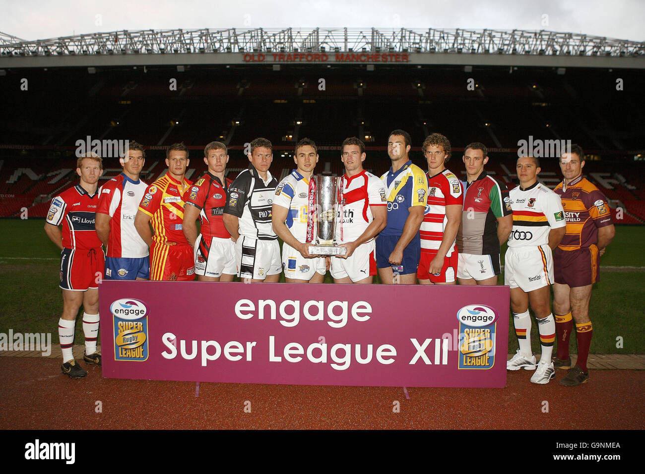 Rugby League - Engage Super League Launch - Old Trafford Stock Photo ...
