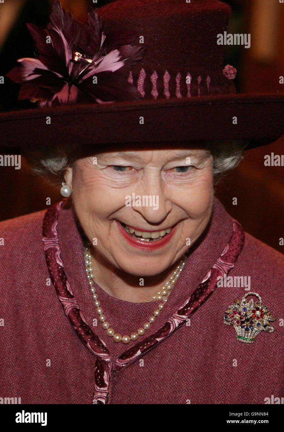 Britain's Queen Elizabeth II meets judges from the International Court ...