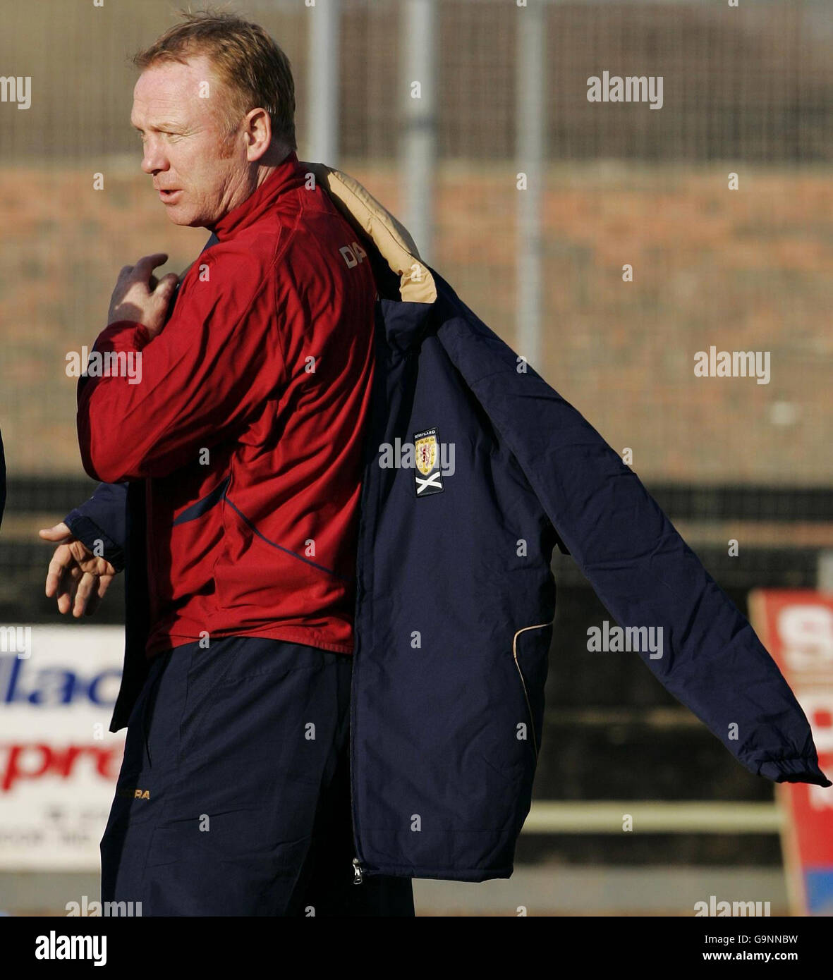 New scotland manager alex mcleish training session hamilton park hi-res ...