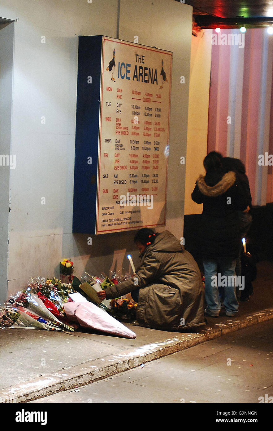 A group of family and friends of James Andre Smartt-Ford, who was shot ...