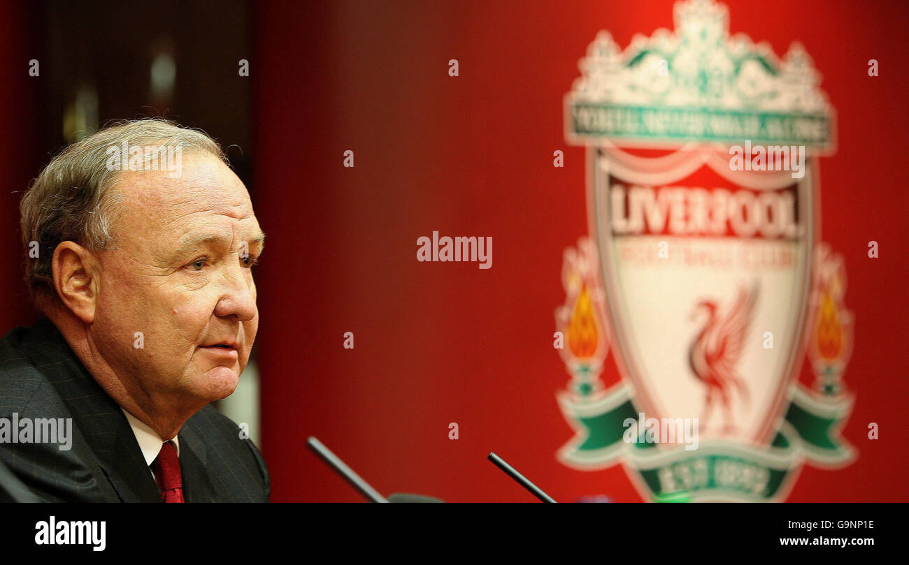 Press conference anfield hi-res stock photography and images - Alamy