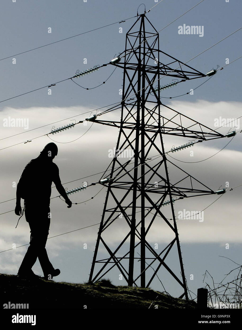 Scottish pylon inquiry Stock Photo - Alamy
