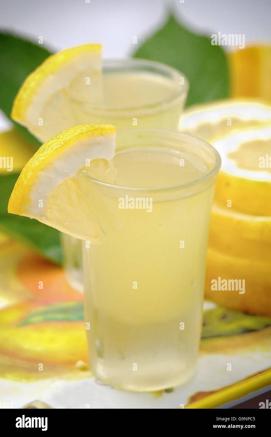 Limoncello bottle hi-res stock photography and images - Alamy