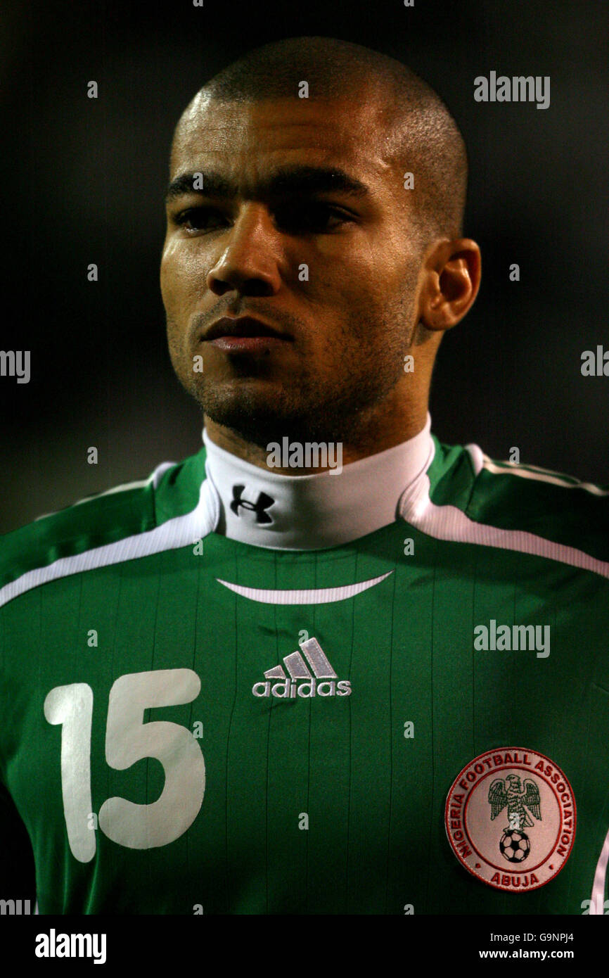 Soccer international friendly nigeria v ghana griffin park hi-res stock ...