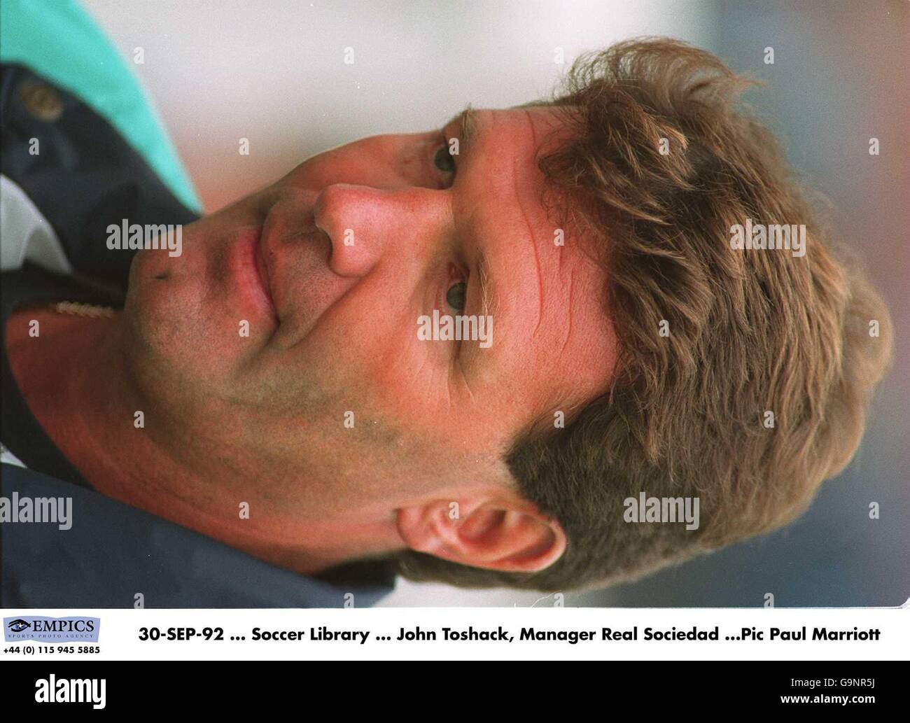 30 sep 92 soccer library john toshack hi-res stock photography and ...