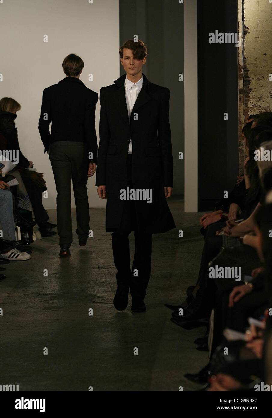 London Fashion Week - Autumn Winter 2007 - Todd Lynn. A model wearing a ...