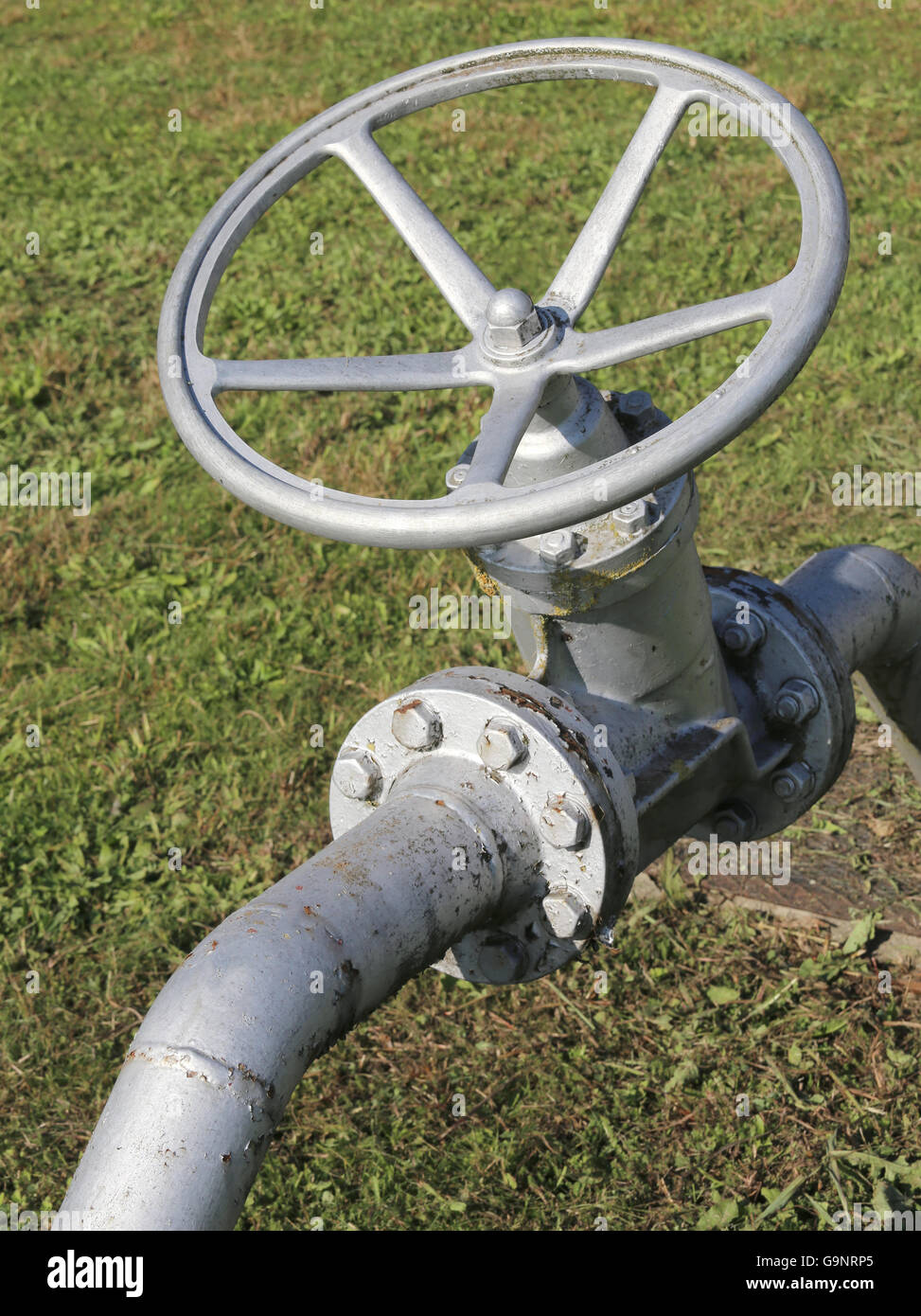 Safety relief valve and closing valve of an hydrant Stock Photo - Alamy