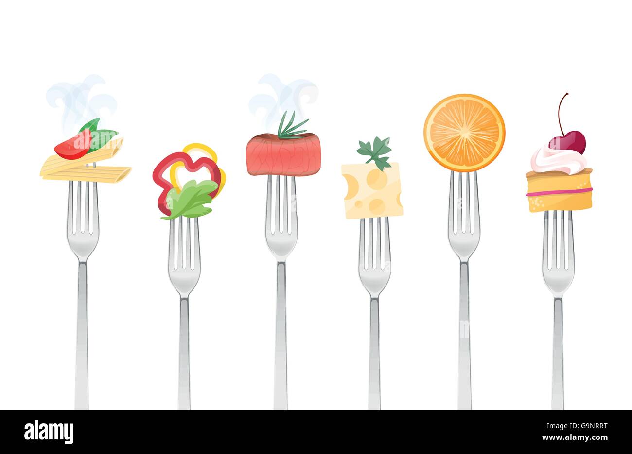 Food concept cake Stock Vector Images - Alamy