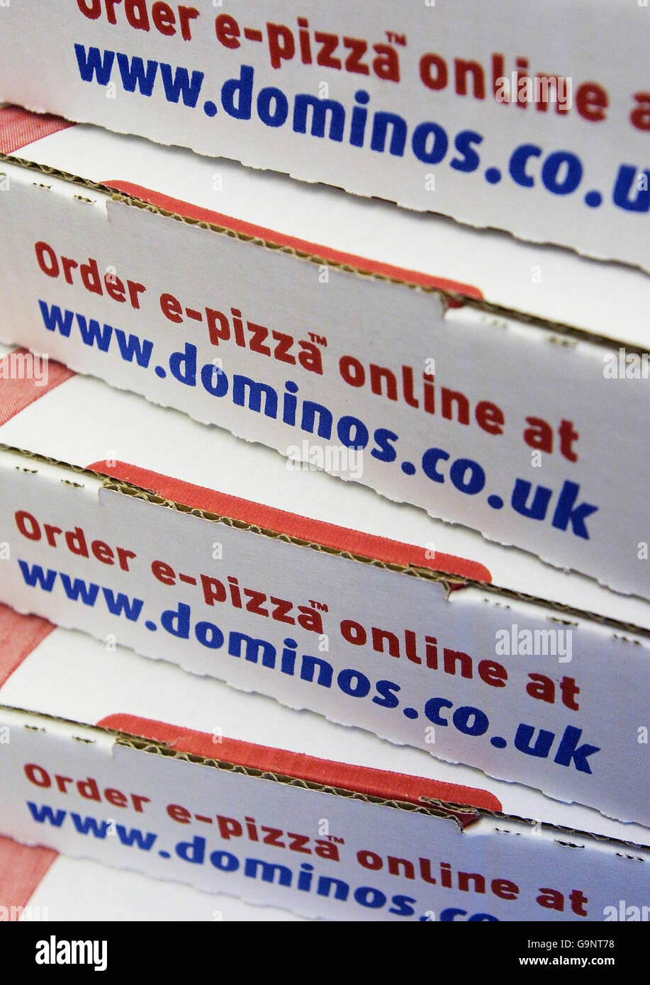 Dominos Pizza Boxes High Resolution Stock Photography and Images - Alamy