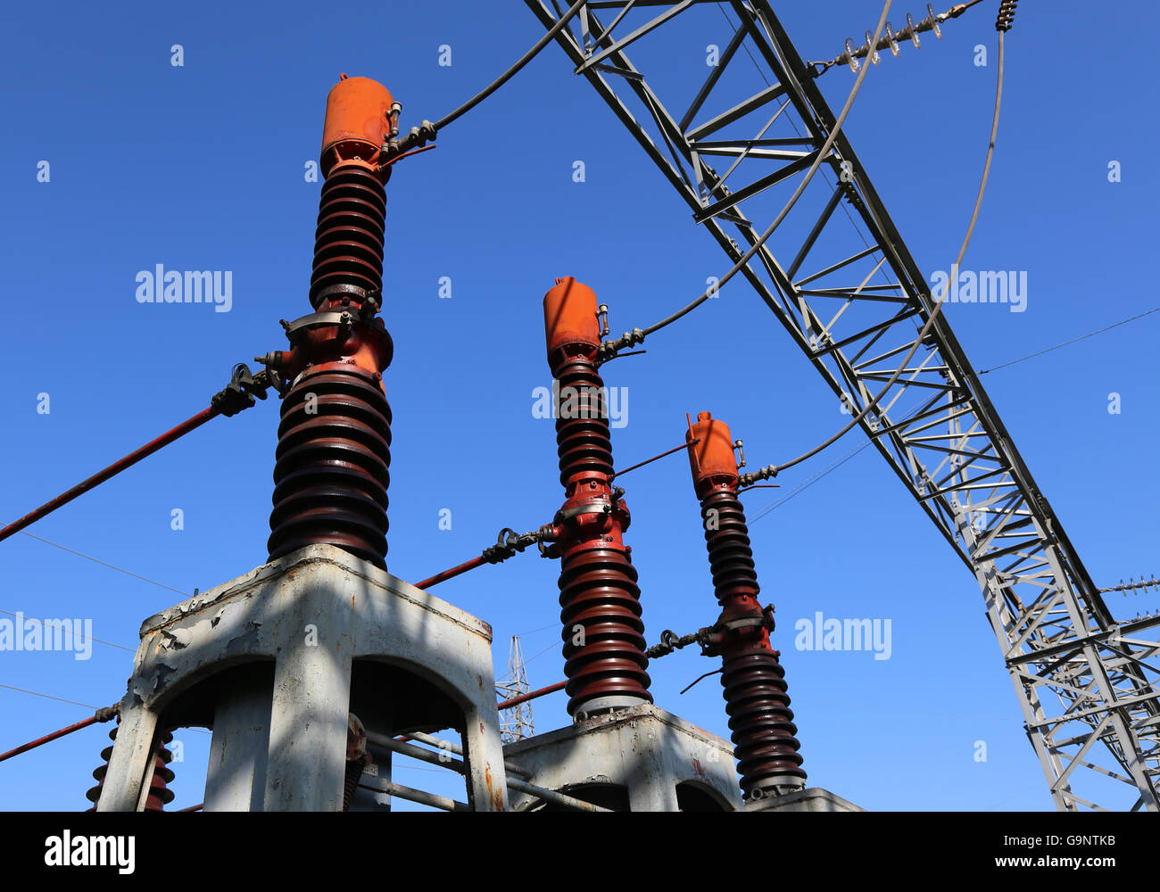 Busbar substation hi-res stock photography and images - Alamy